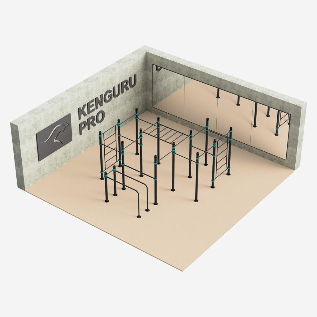 Indoor Calisthenics Station - 81 qm